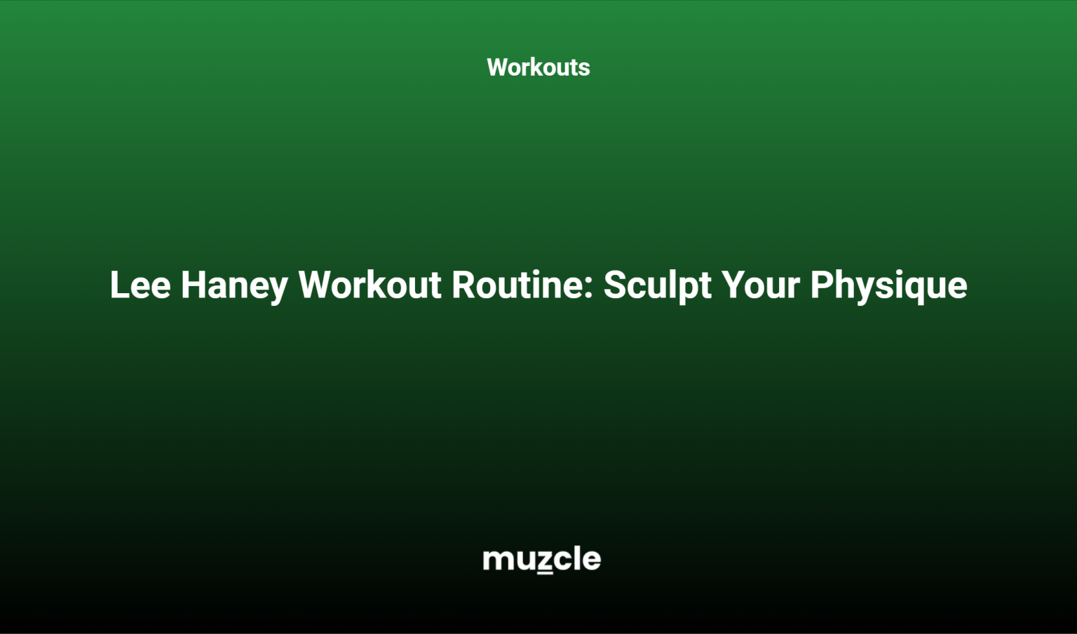 Muzcle – Elevate Your Fitness Game